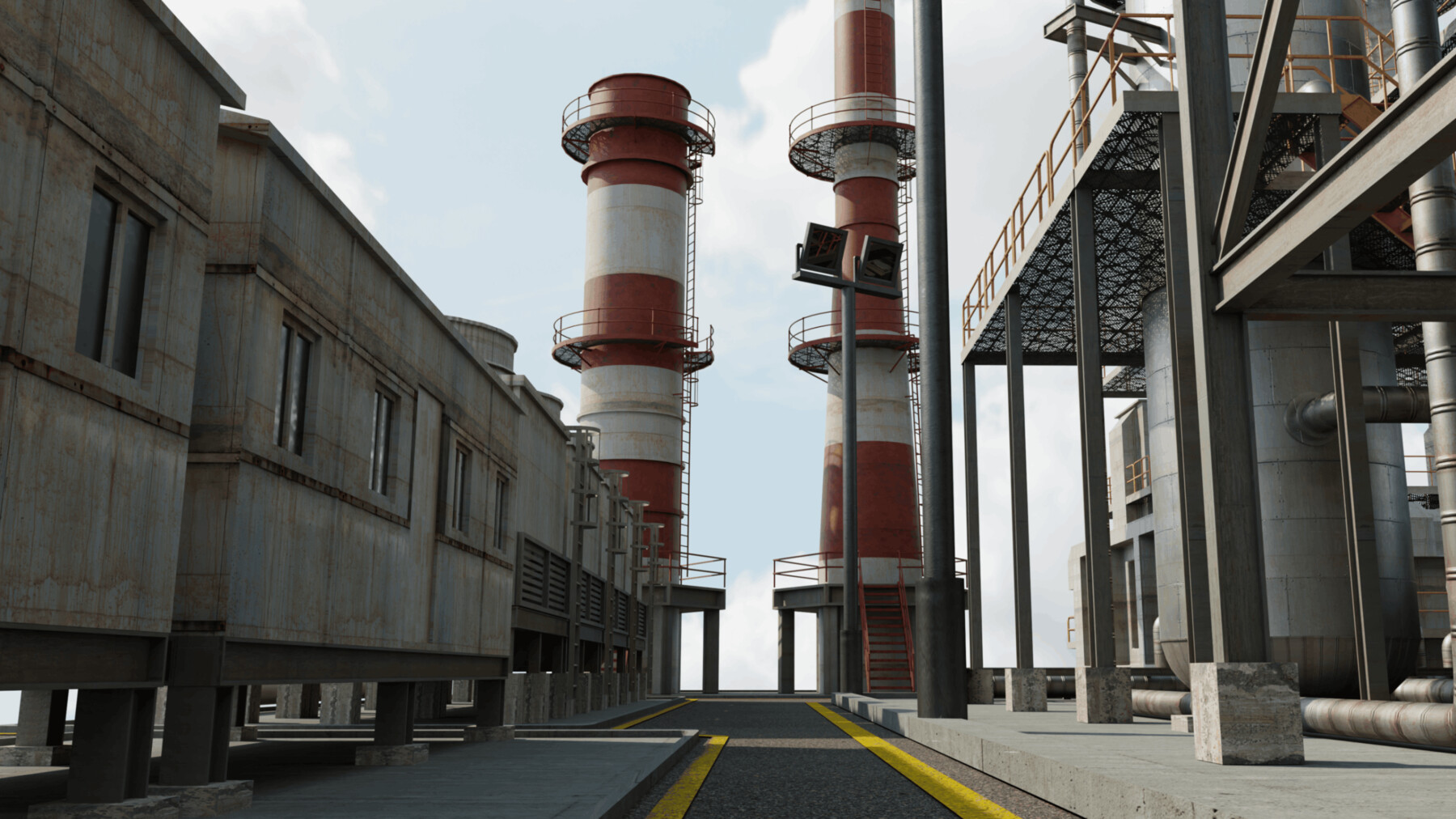 ArtStation - Refinery Unit Scene | Game Assets