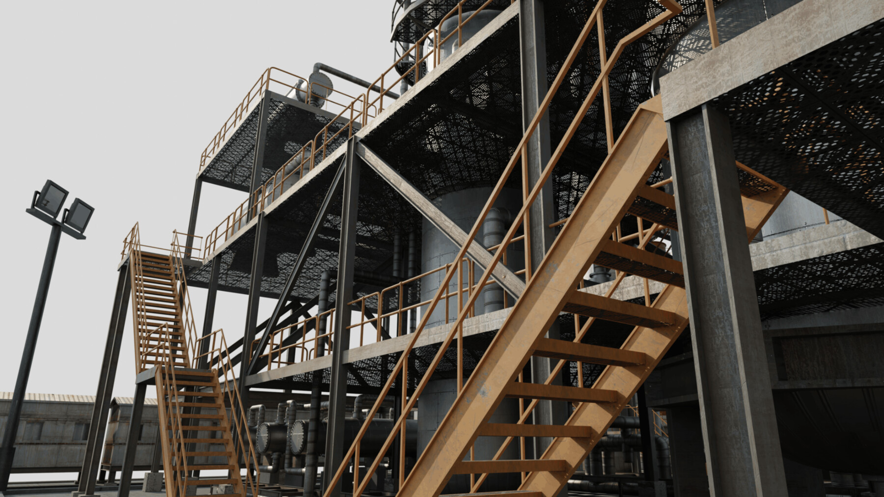 ArtStation - Refinery Unit Scene | Game Assets