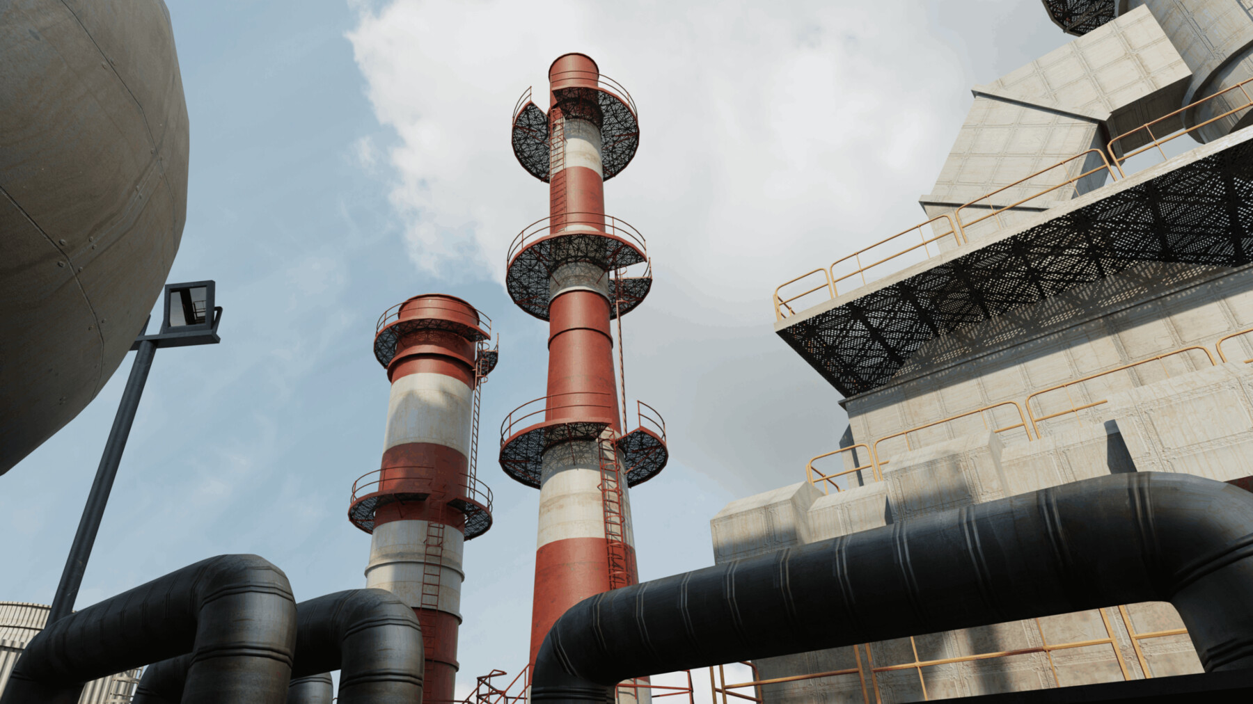 ArtStation - Refinery Unit Scene | Game Assets