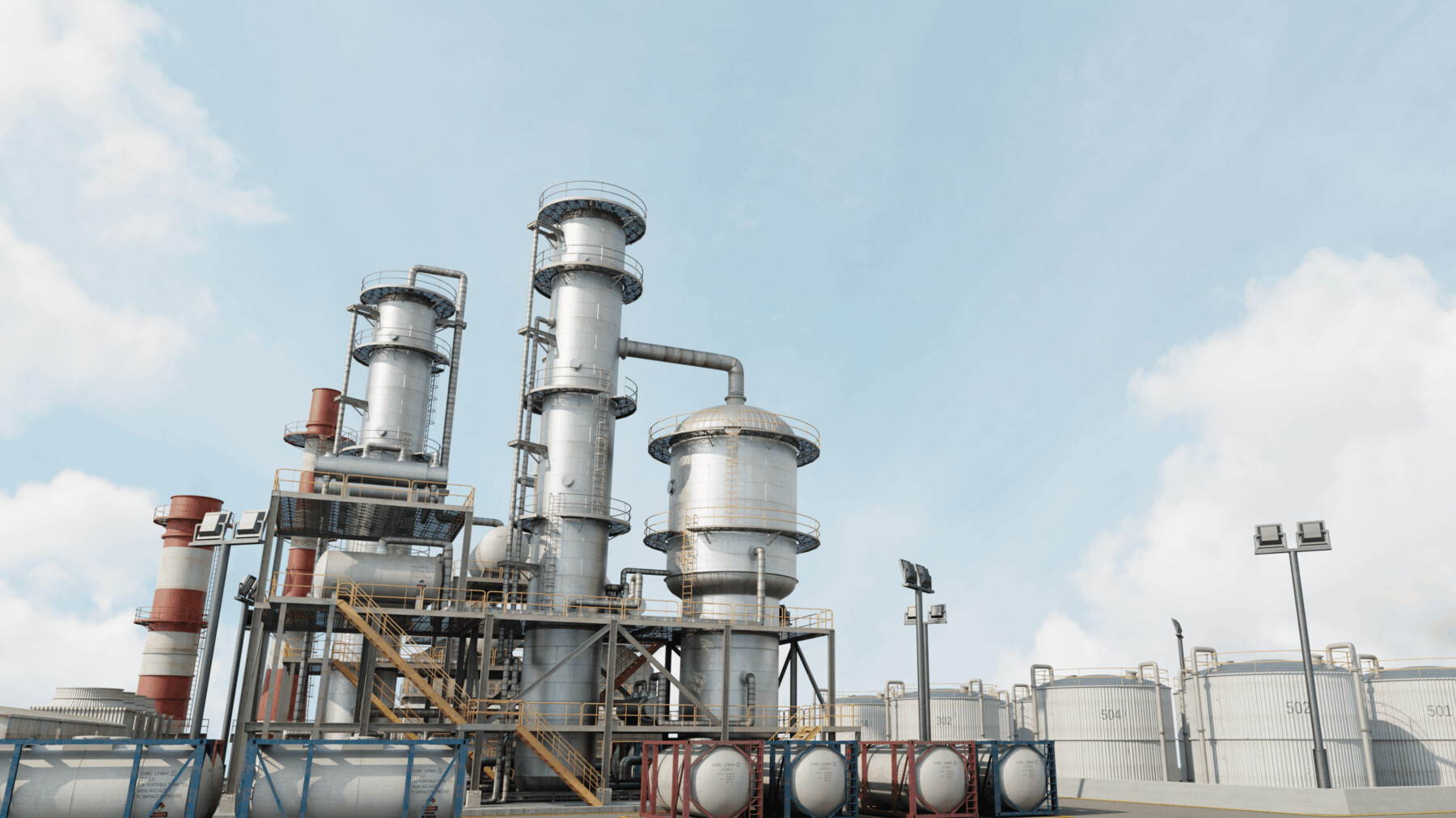 ArtStation - Refinery Unit Scene | Game Assets