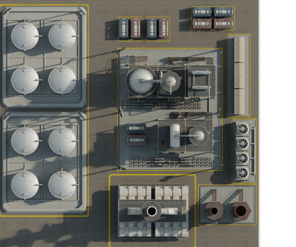 ArtStation - Refinery Unit Scene | Game Assets