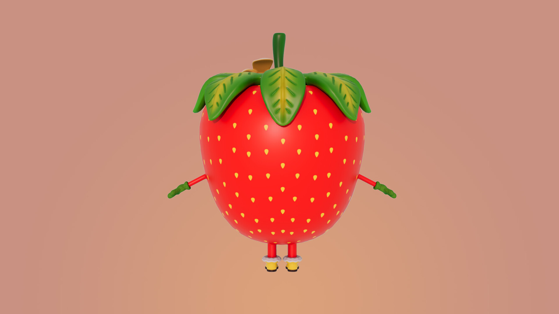 ArtStation - strawberry cartoon | Game Assets