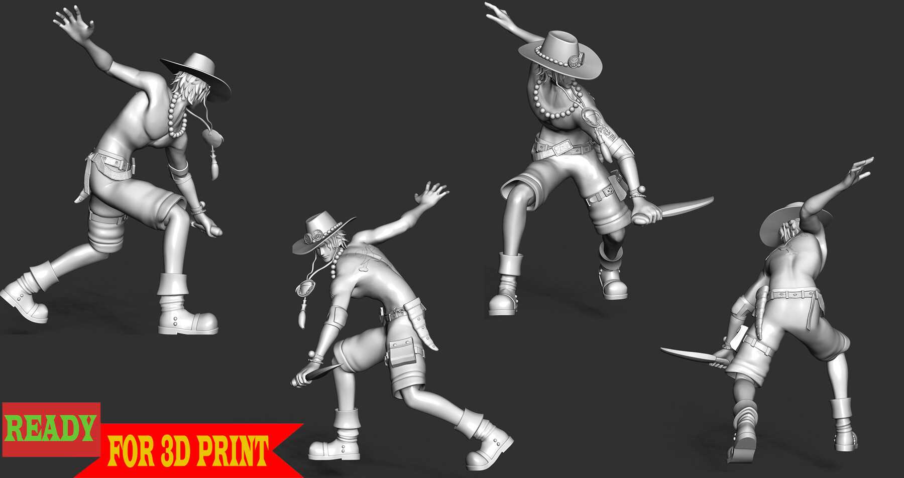 ArtStation - Portgas D. Ace - One Piece | Resources