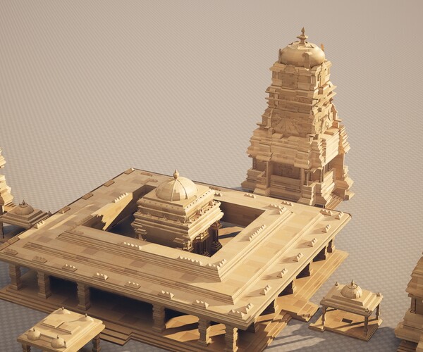 ArtStation - Temple_Bundle_Pack 3D Model | Game Assets