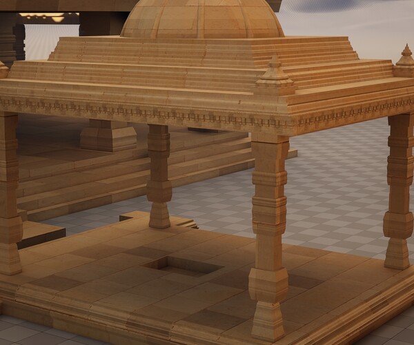 ArtStation - Temple_Bundle_Pack 3D Model | Game Assets