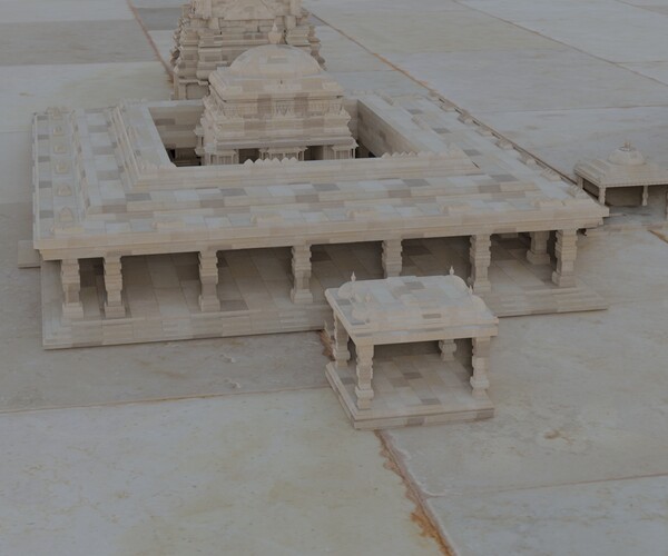 ArtStation - Temple_Bundle_Pack 3D Model | Game Assets