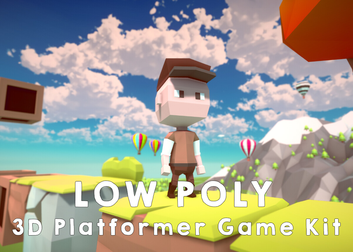 ArtStation - 3D Platformer Game Kit for Unity - Low Poly | Game Assets