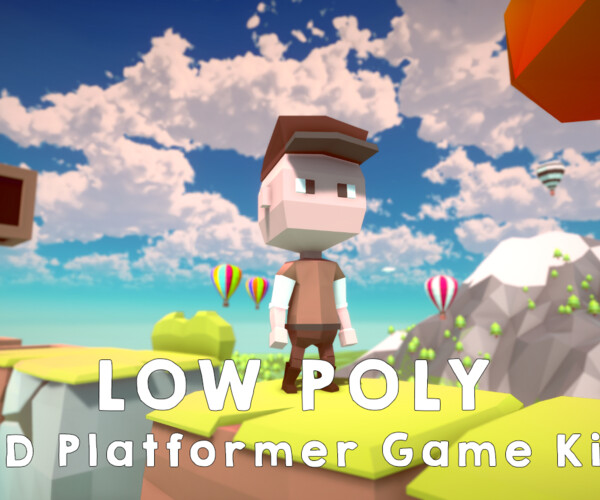 ArtStation - 3D Platformer Game Kit for Unity - Low Poly | Game Assets