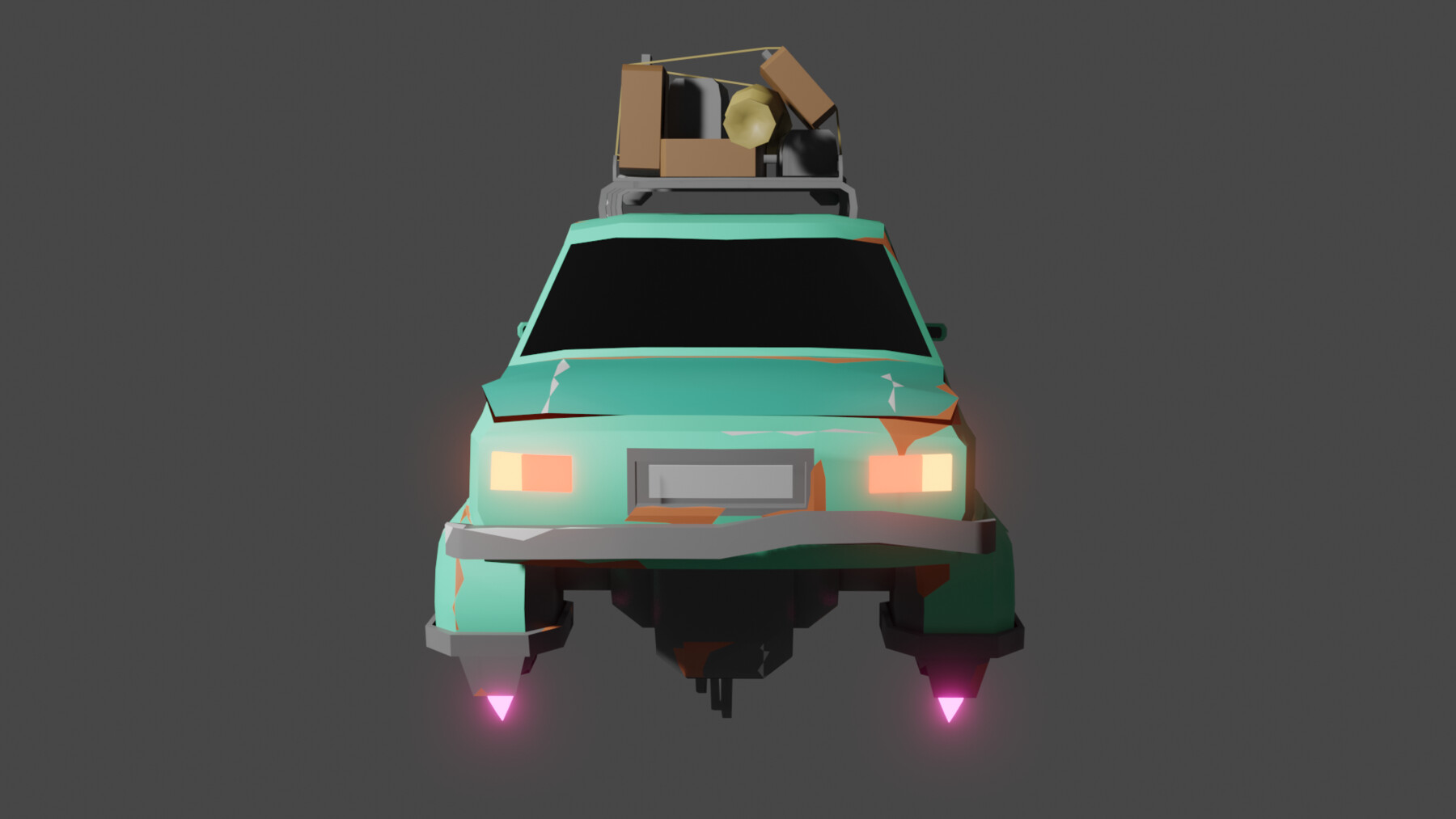 ArtStation - 3D Sci-Fi Car | Game Assets