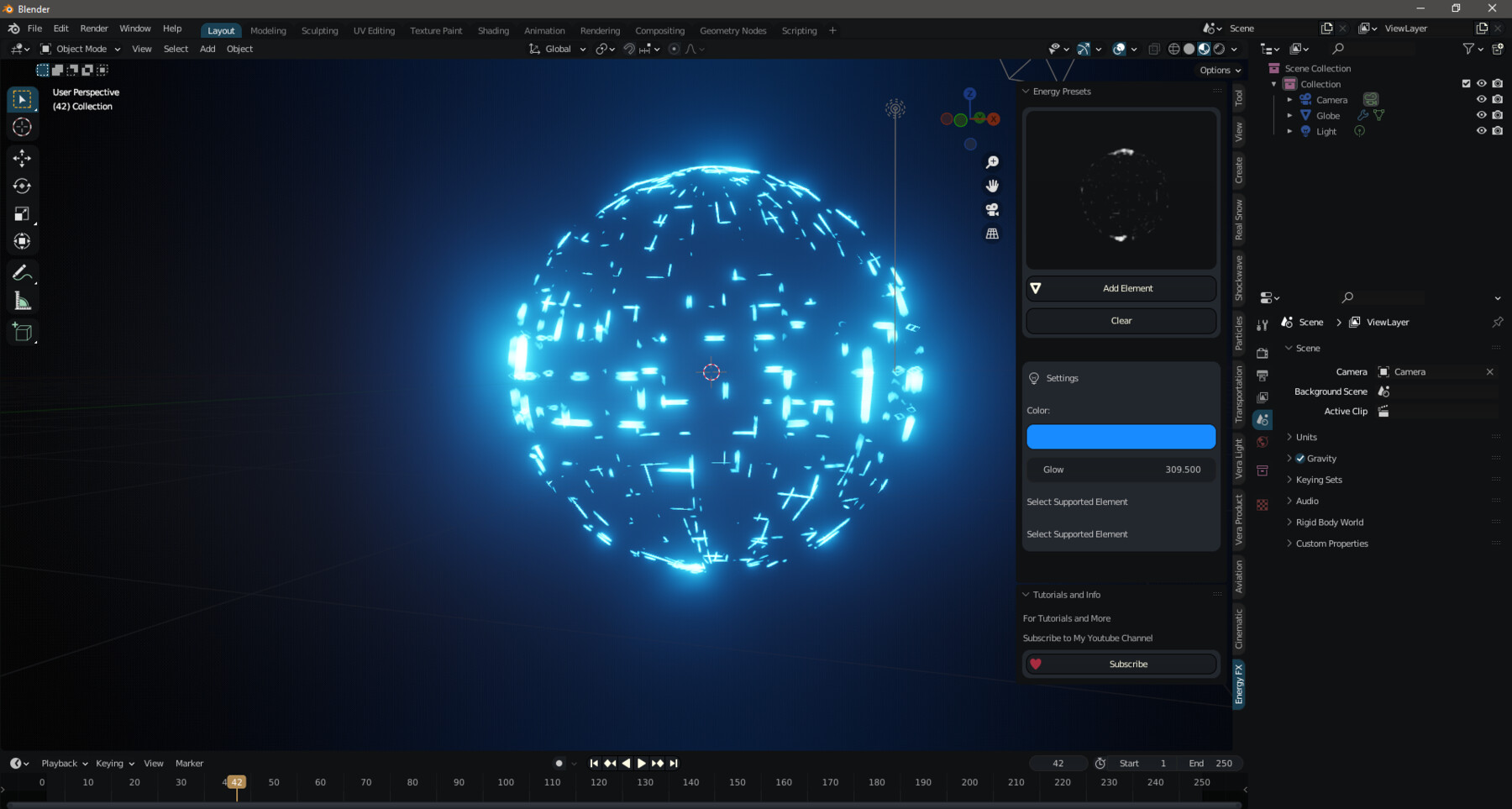ArtStation - Energy FX - Blender Addon | Resources