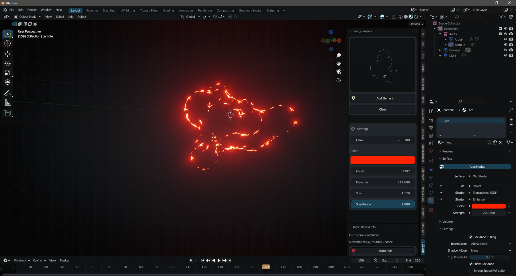 ArtStation - Energy FX - Blender Addon | Resources