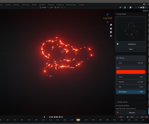 ArtStation - Energy FX - Blender Addon | Resources
