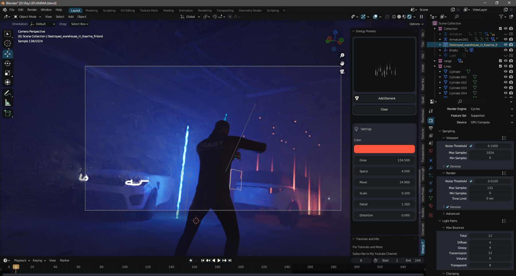 ArtStation - Energy FX - Blender Addon | Resources