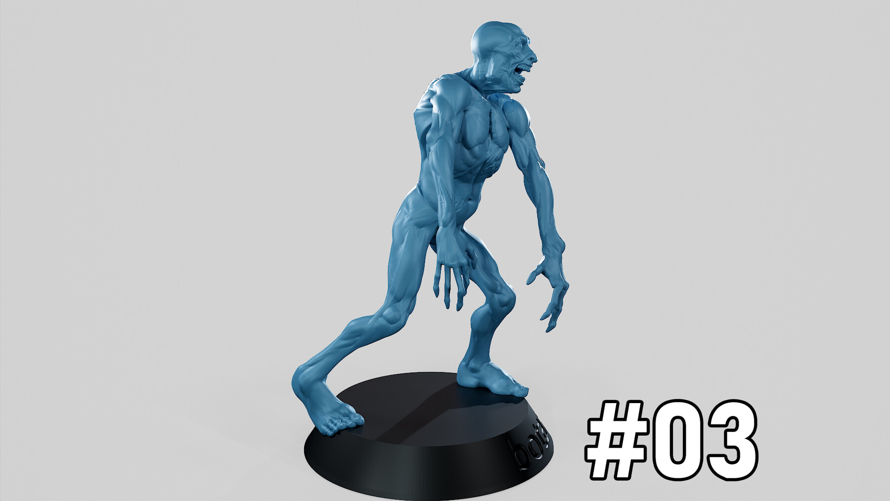 ArtStation - Zombie Undead in Epic Pose 1-5 3D Printable Pack | Resources
