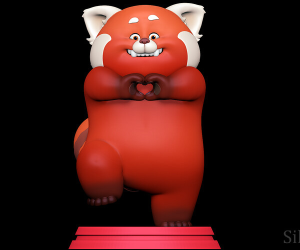 ArtStation - Meilin Lee - Turning Red 3D print model | Resources