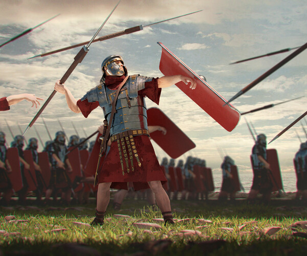 ArtStation - Roman Legionaries - 3D models | Resources