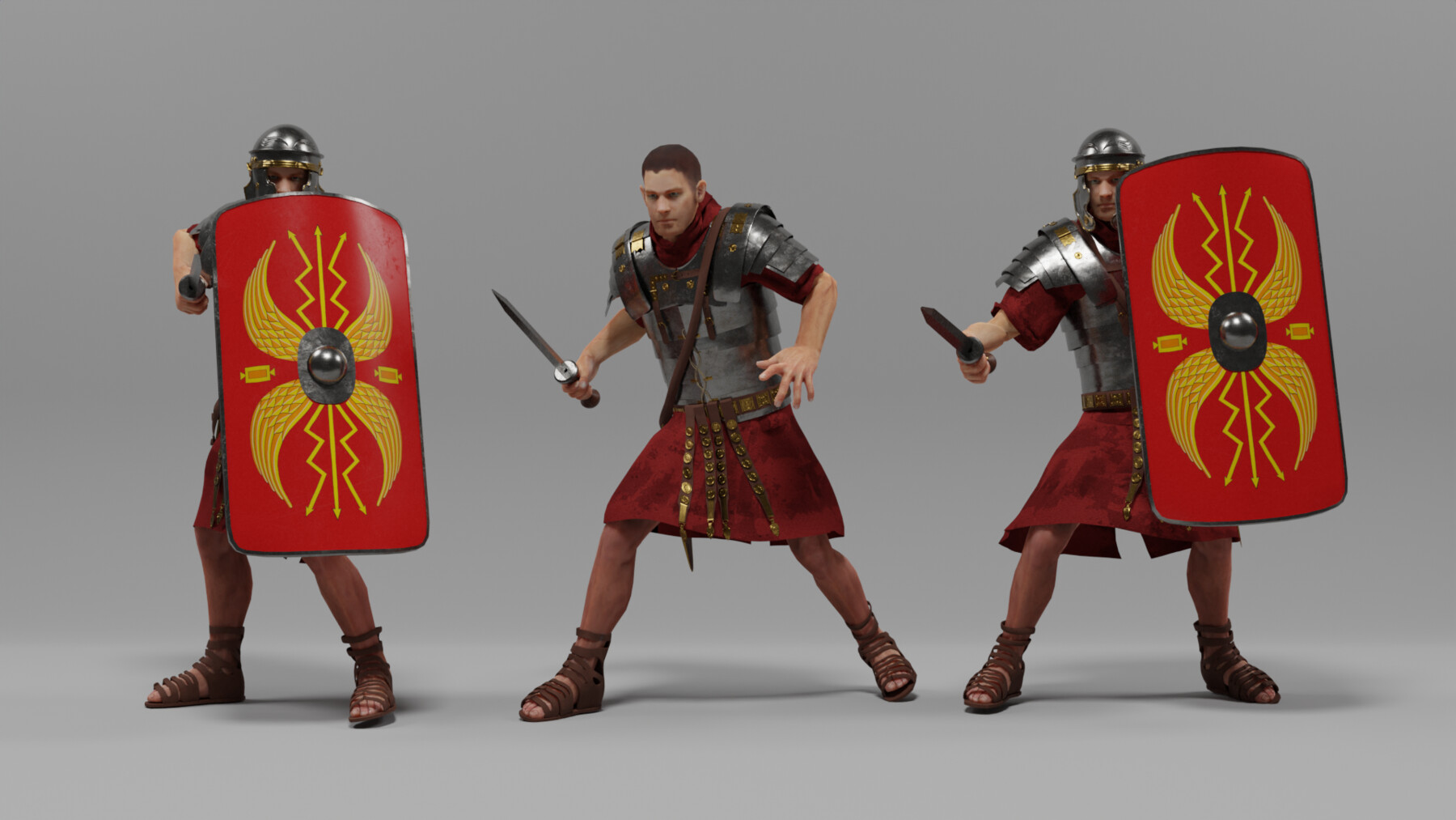 ArtStation - Roman Legionaries - 3D models | Resources