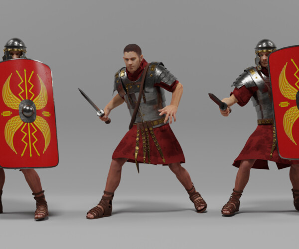 ArtStation - Roman Legionaries - 3D models | Resources