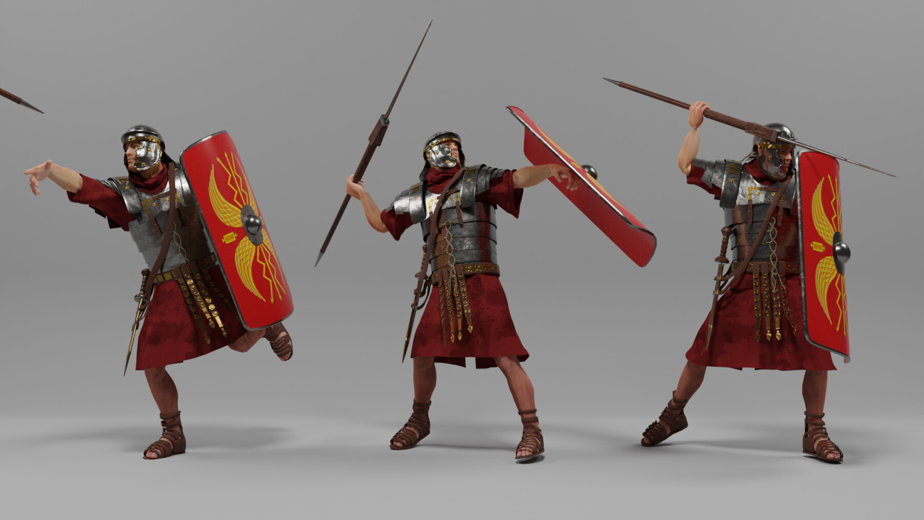 ArtStation - Roman Legionaries - 3D models | Resources