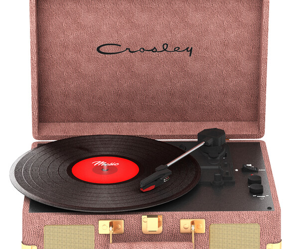 ArtStation - crosley cruiser deluxe record player | Resources