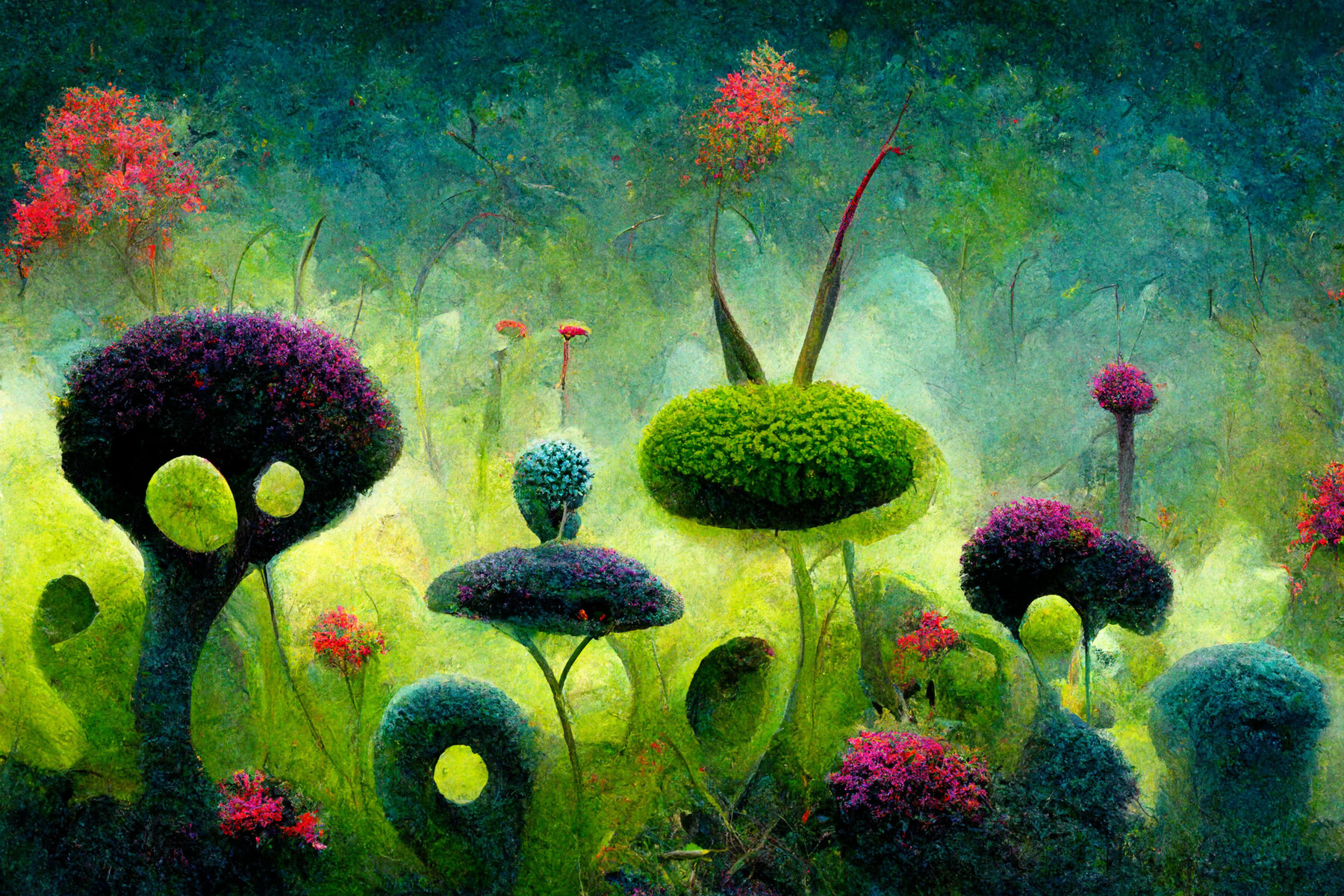 ArtStation - Alien garden 01 | Artworks