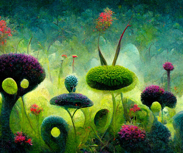 ArtStation - Alien garden 01 | Artworks