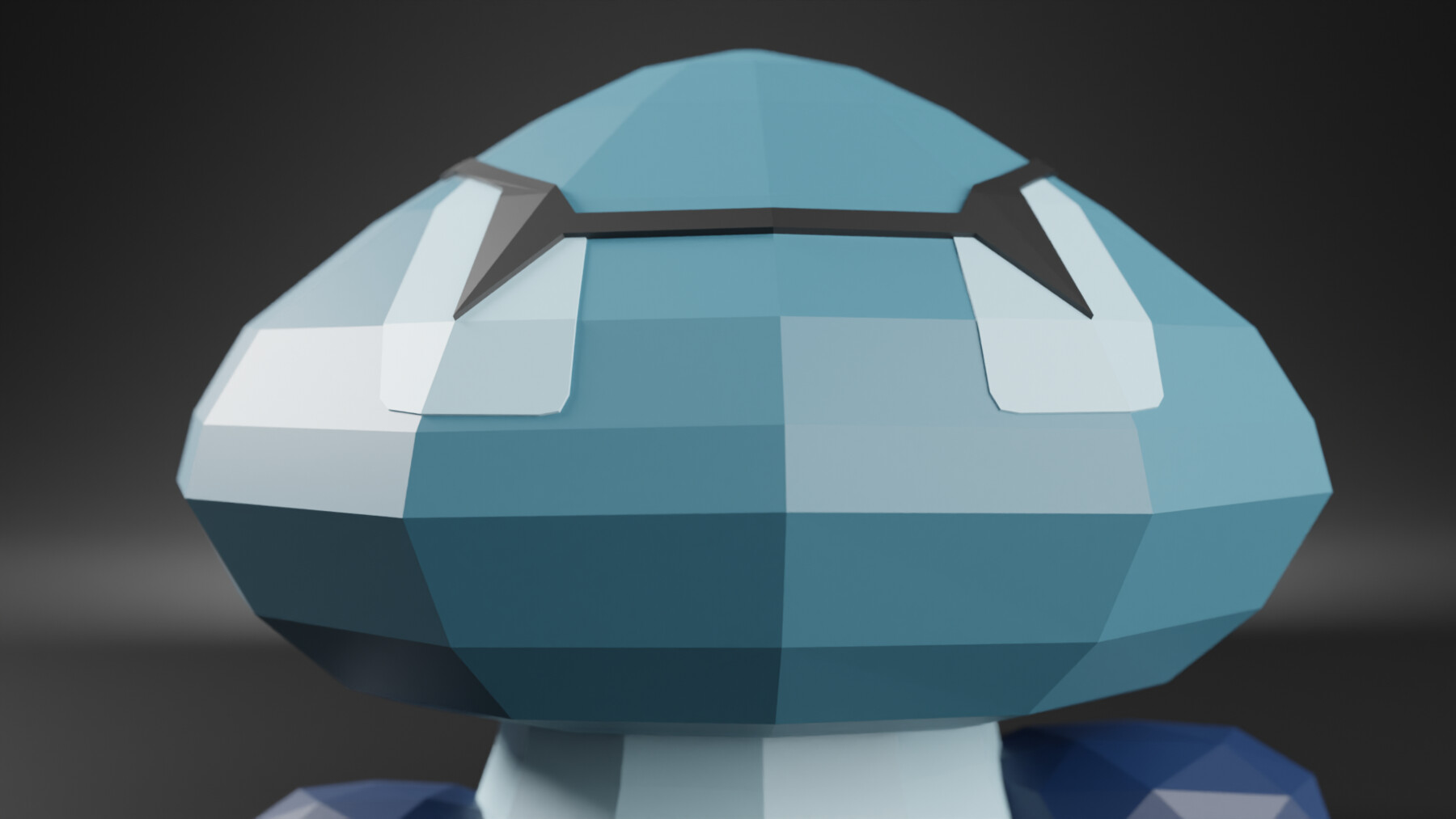 ArtStation - Blue Goomba Super Mario Bros Low Poly 3D Model | Game Assets