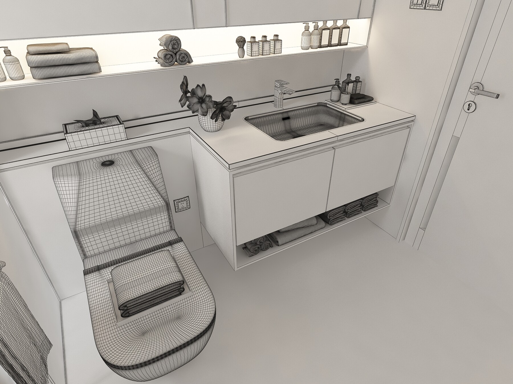 ArtStation - Modern Bath Room - 036 | Resources