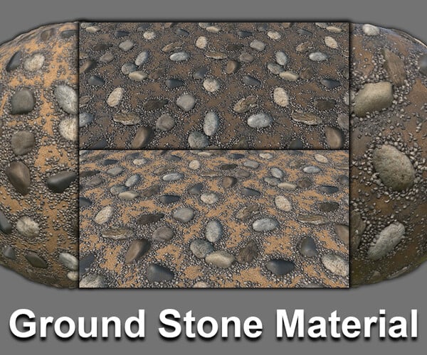 ArtStation - Ground Stone Material | Game Assets