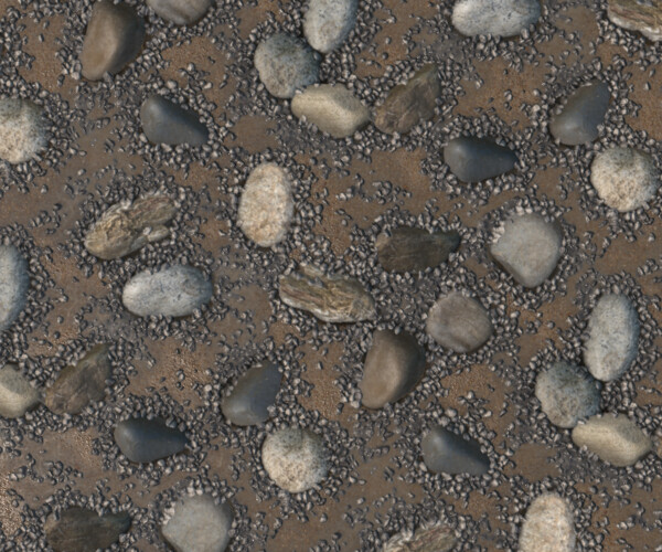 ArtStation - Ground Stone Material | Game Assets