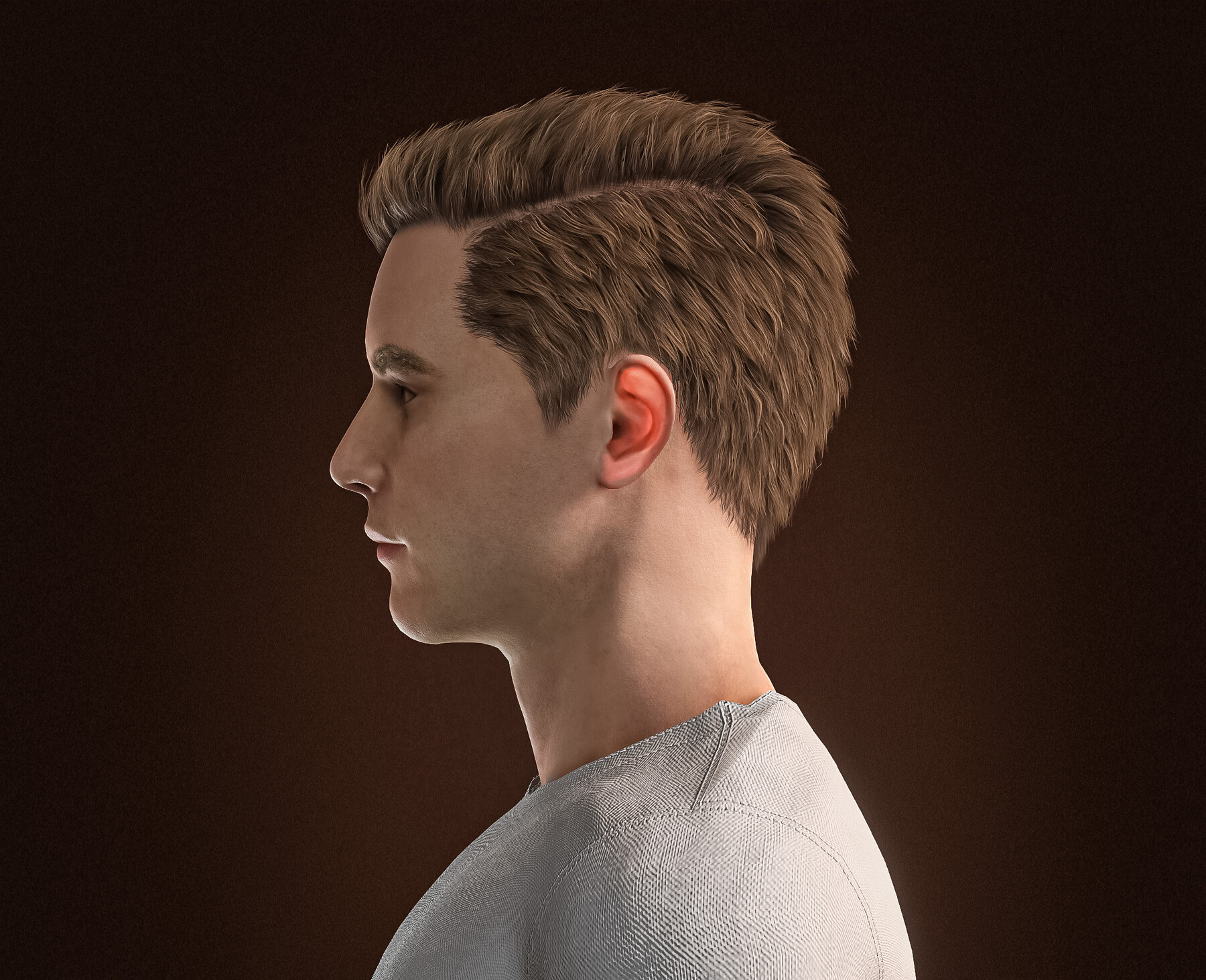 ArtStation - High Quality Realistic Casual Man in Short Character ...