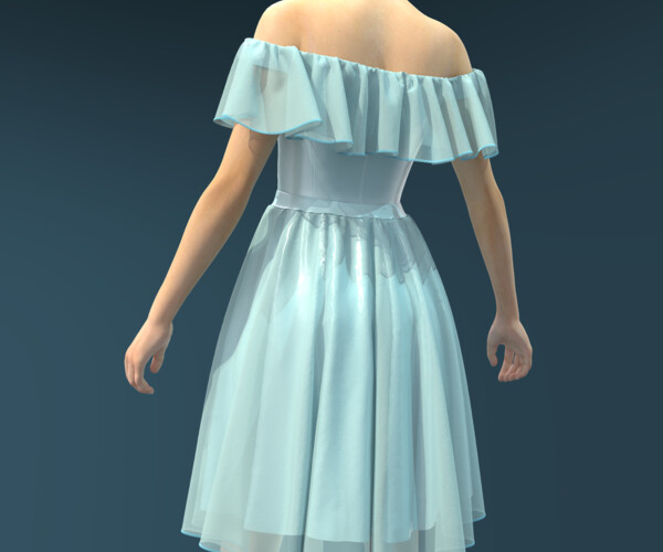 ArtStation - short dress | Resources