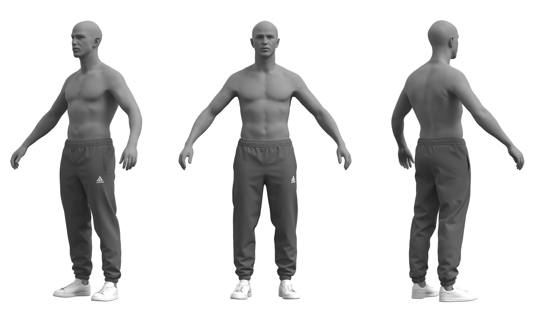 ArtStation - Sport Pants (Marvelous Designer / Clo 3D project+OBJ ...