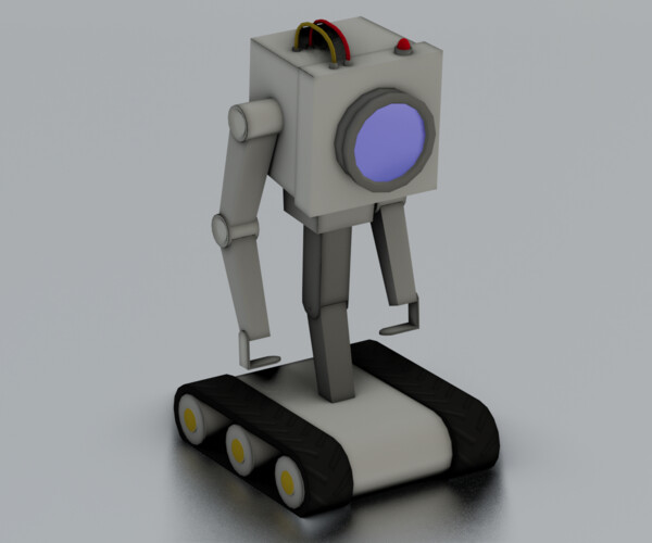 ArtStation - ROBOT GAME READY LOW POLY | Game Assets