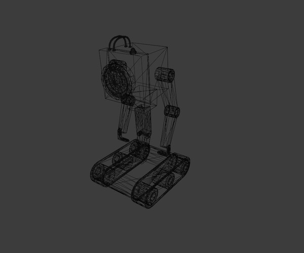 ArtStation - ROBOT GAME READY LOW POLY | Game Assets