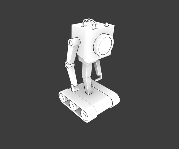ArtStation - ROBOT GAME READY LOW POLY | Game Assets