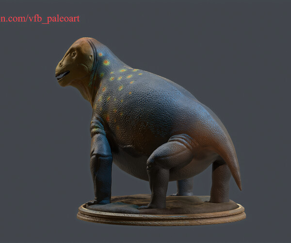 ArtStation - Moschops capensis - Statue for 3D printing | Resources