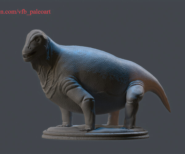 ArtStation - Moschops capensis - Statue for 3D printing | Resources