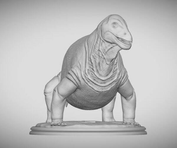 ArtStation - Moschops capensis - Statue for 3D printing | Resources