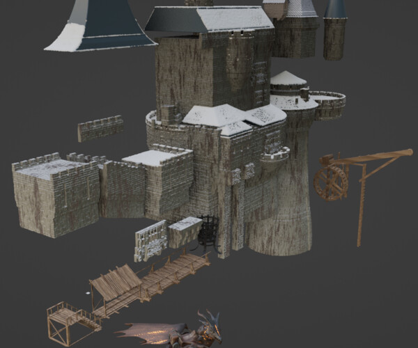 ArtStation - Castle Kitbash | Resources