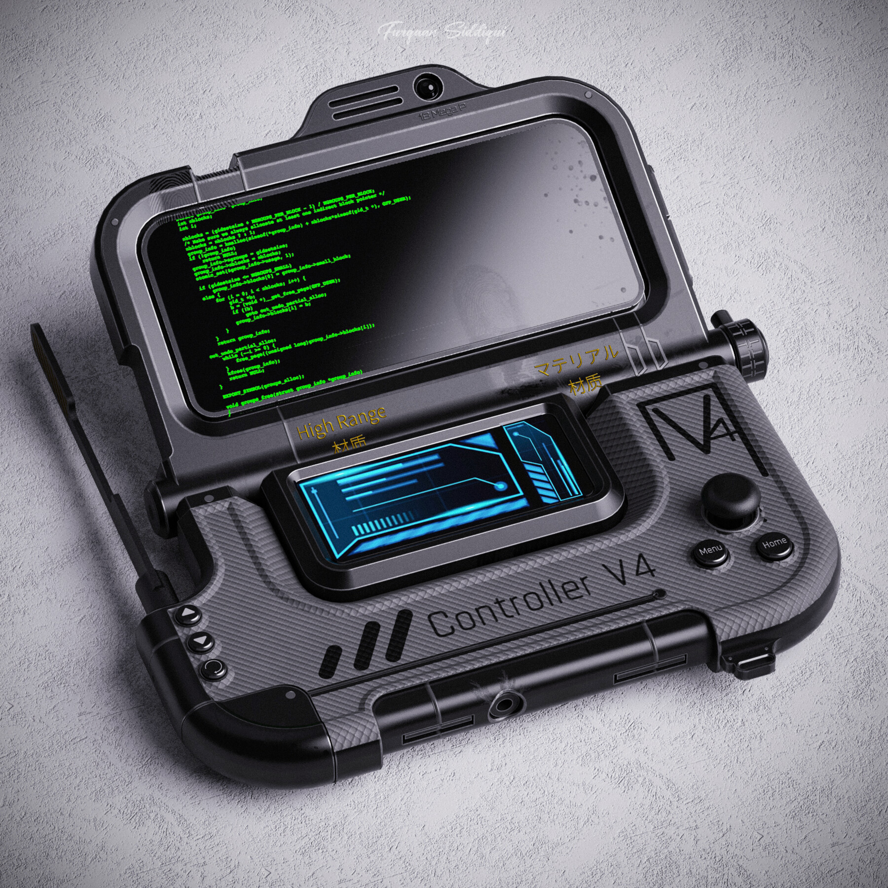 ArtStation - Sci-Fi Controller V4 | Game Assets