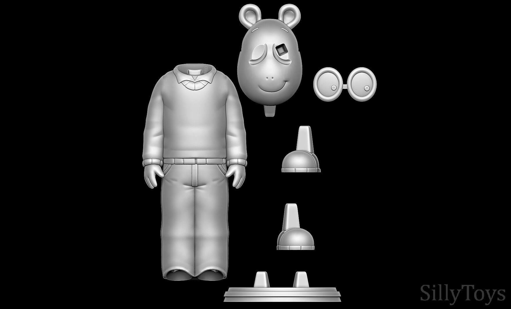 ArtStation - Arthur 3D print model | Resources