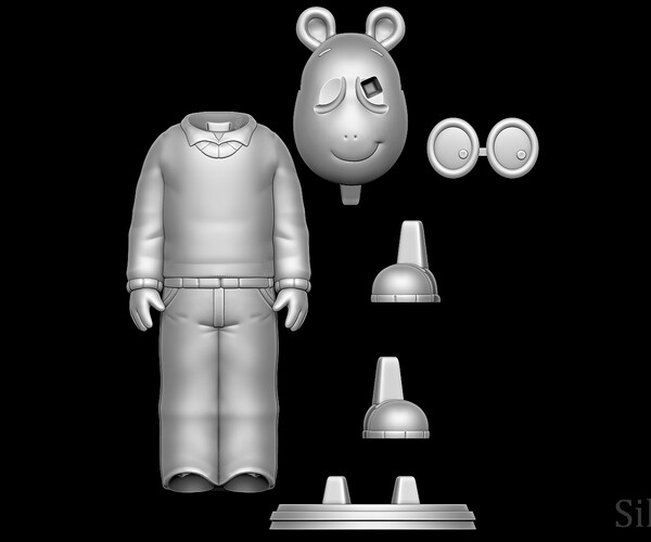 ArtStation - Arthur 3D print model | Resources