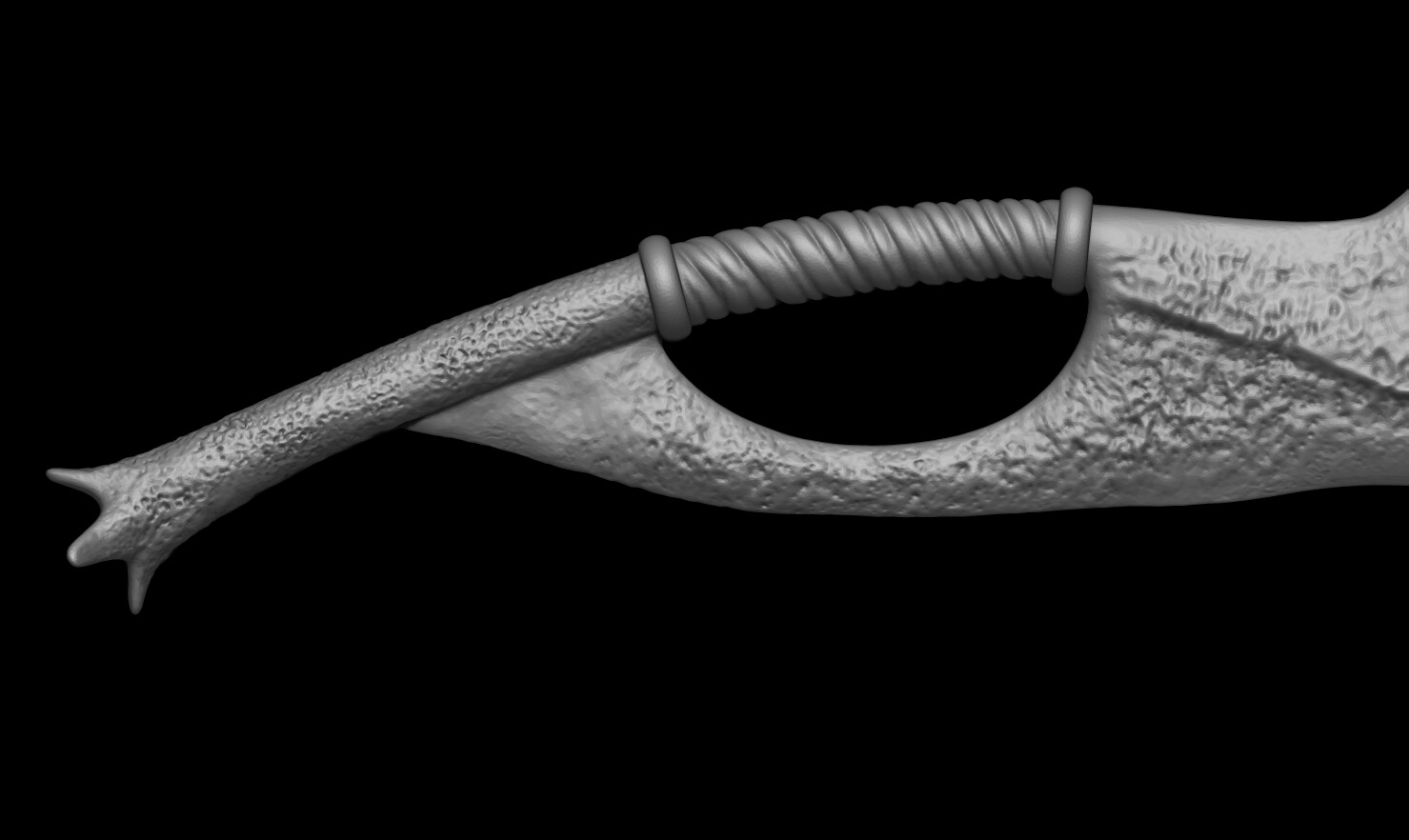ArtStation - 3D PRINTABLE MORIA ORC SWORD SCIMITAR - THE LORD OF THE ...