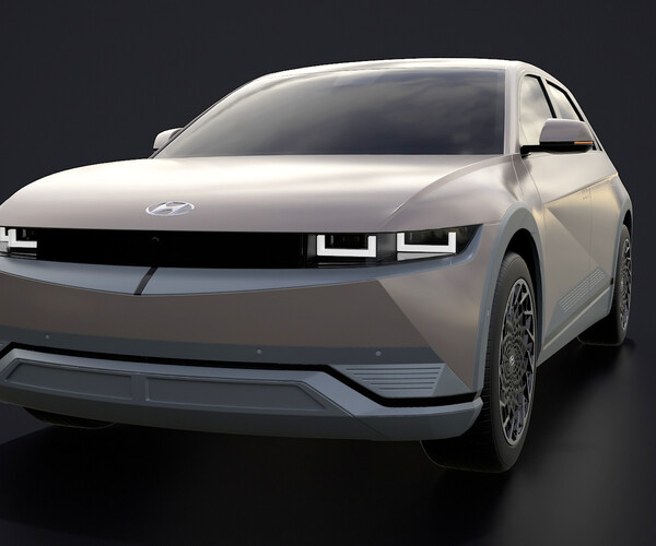 ArtStation - Hyundai Ioniq 5 2022 game ready | Game Assets