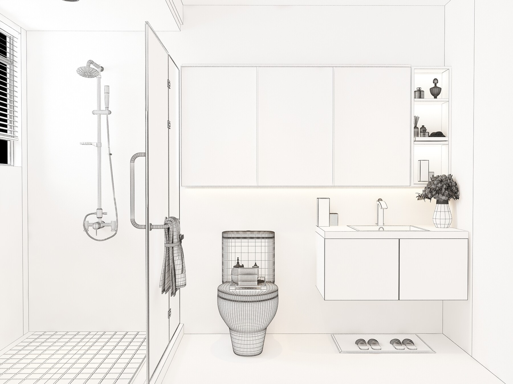 ArtStation - Modern Bathroom - 090 | Resources