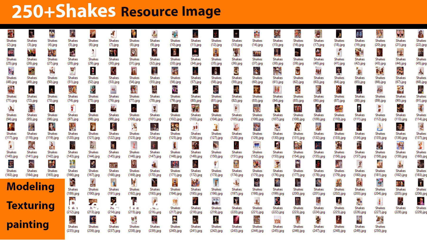 ArtStation - 350+Shakes Resource Image | Resources