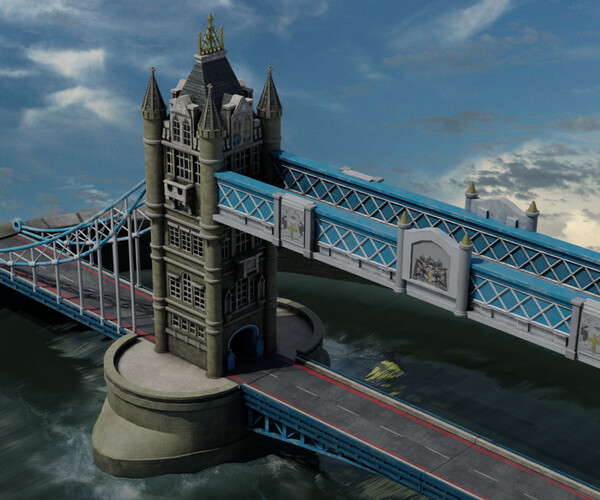 ArtStation - Blender 3 to Unreal Engine 5 London Bridge Model & Guide ...
