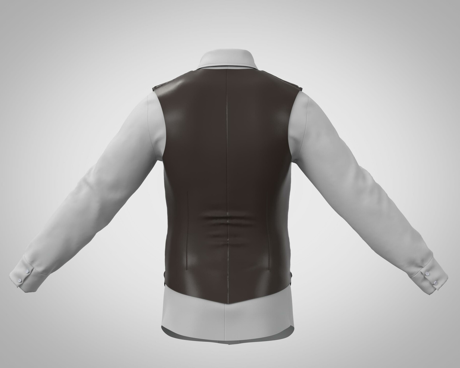 ArtStation - 5 Men's Vest +Zprj+Fbx+Obj | Game Assets