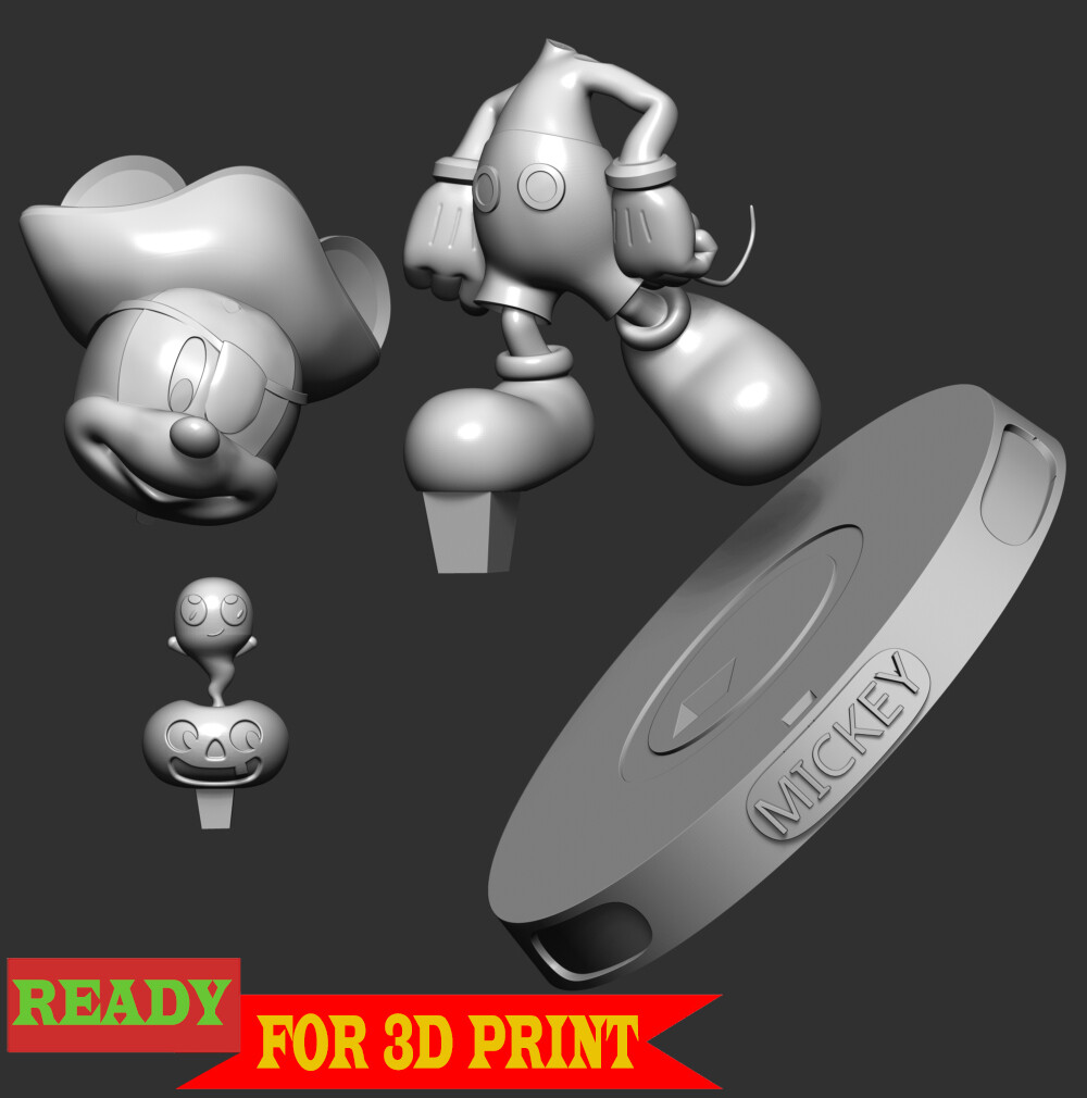 ArtStation - Mickey - Happy Halloween | Resources